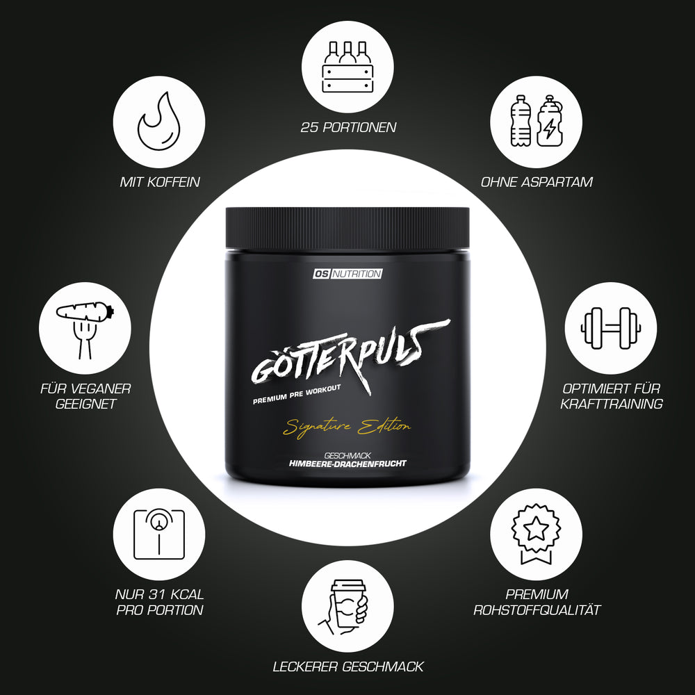 Götterpuls® - Premium Pre Workout Signature Edition 395 g
